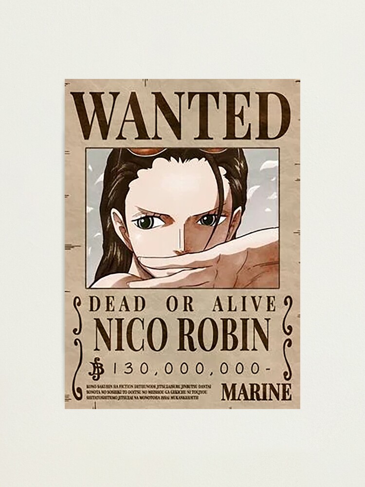 "One Piece- Nico Robin Bounty" Photographic Print for Sale by Astral ...