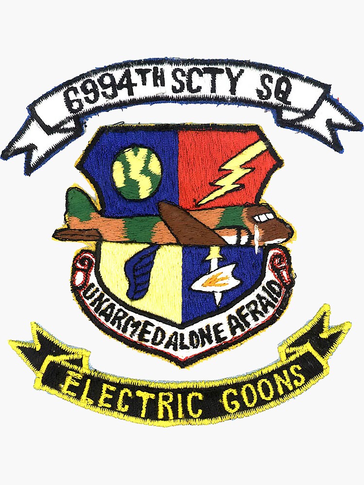 "6994TH SECURITY SQUADRON" Sticker for Sale by militarygifts | Redbubble