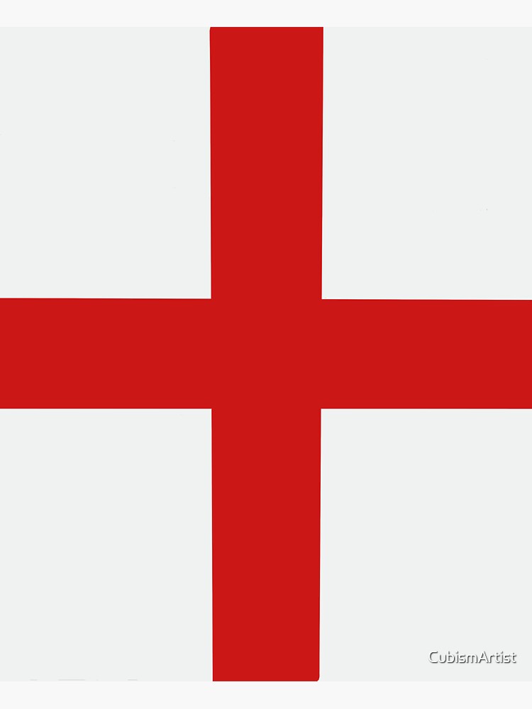 "Saint Georges flag." Sticker for Sale by CubismArtist | Redbubble
