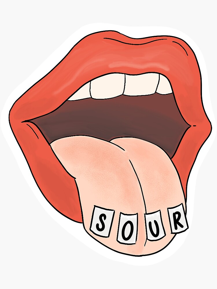 "sour" Sticker by SandrineCh | Redbubble
