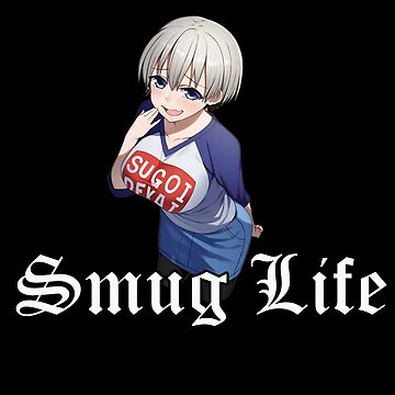 "Smug Life - Uzaki chan - white" Backpack for Sale by TheW33bStore ...