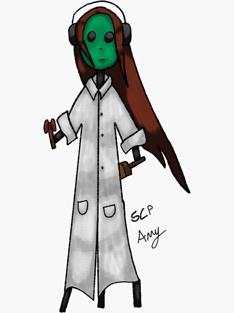 "Unus Annus Cryptids - SCP Amy" Sticker for Sale by Booky-Scififan ...