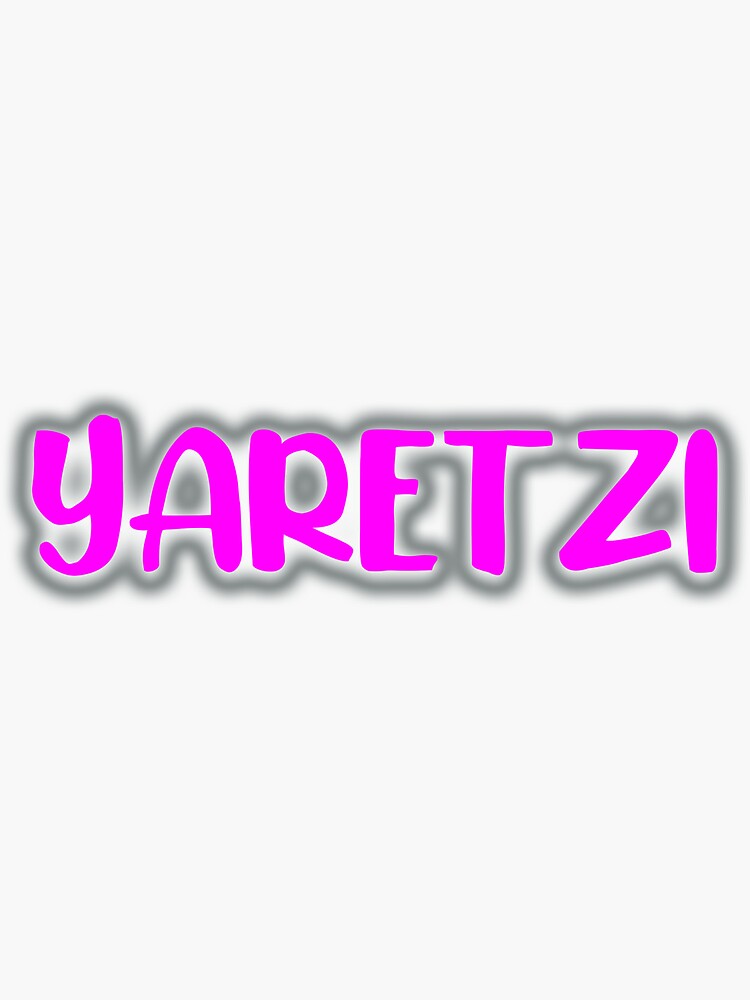 Pegatina «YARETZI» de pink-name | Redbubble