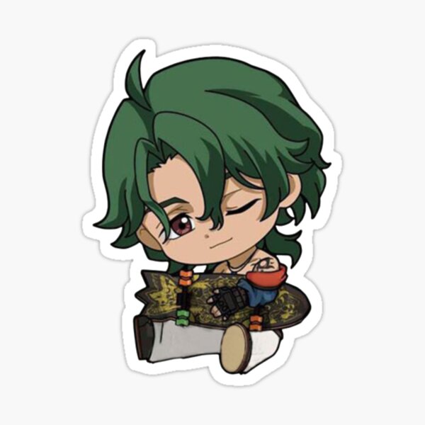 Pegatina «JOE Sentado Chibi - SK8 el INFINITO» de Anime-Express | Redbubble
