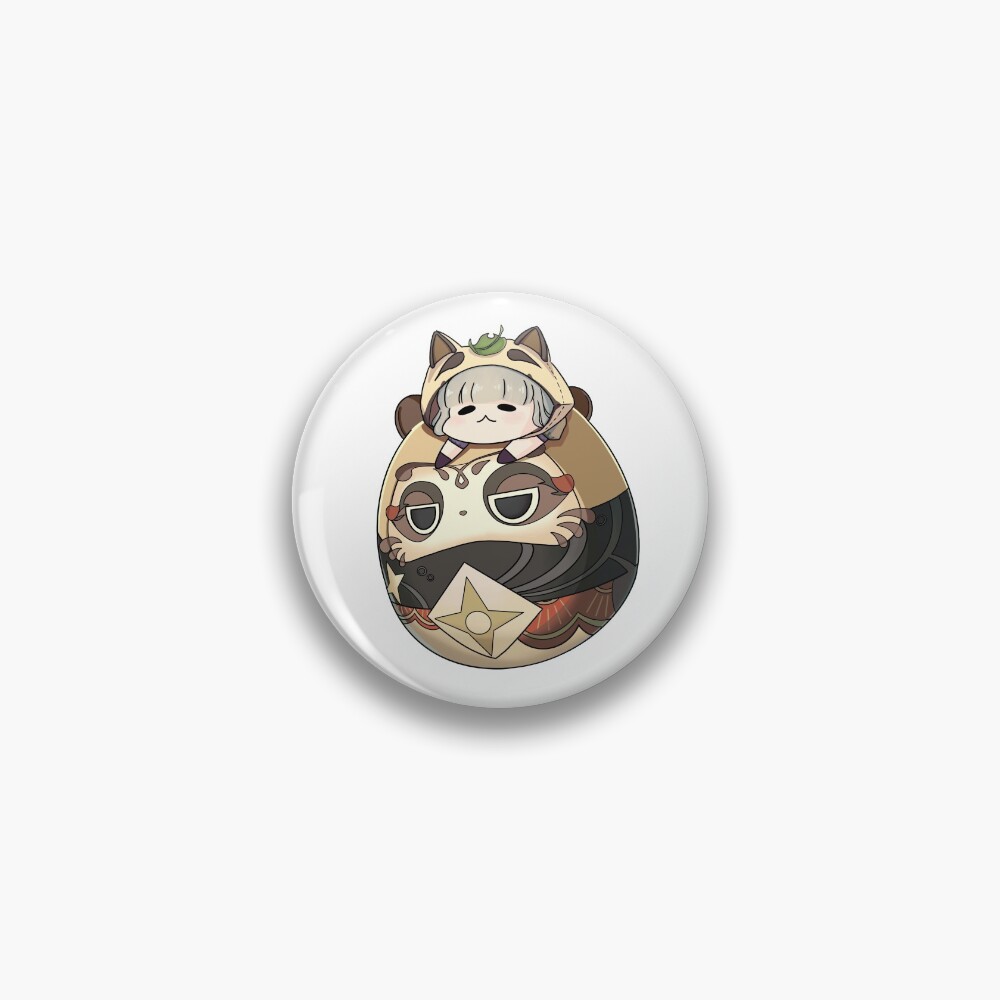"Chibi Sayu Genshin Impact Tanuki Sticker" Sticker for Sale by ...