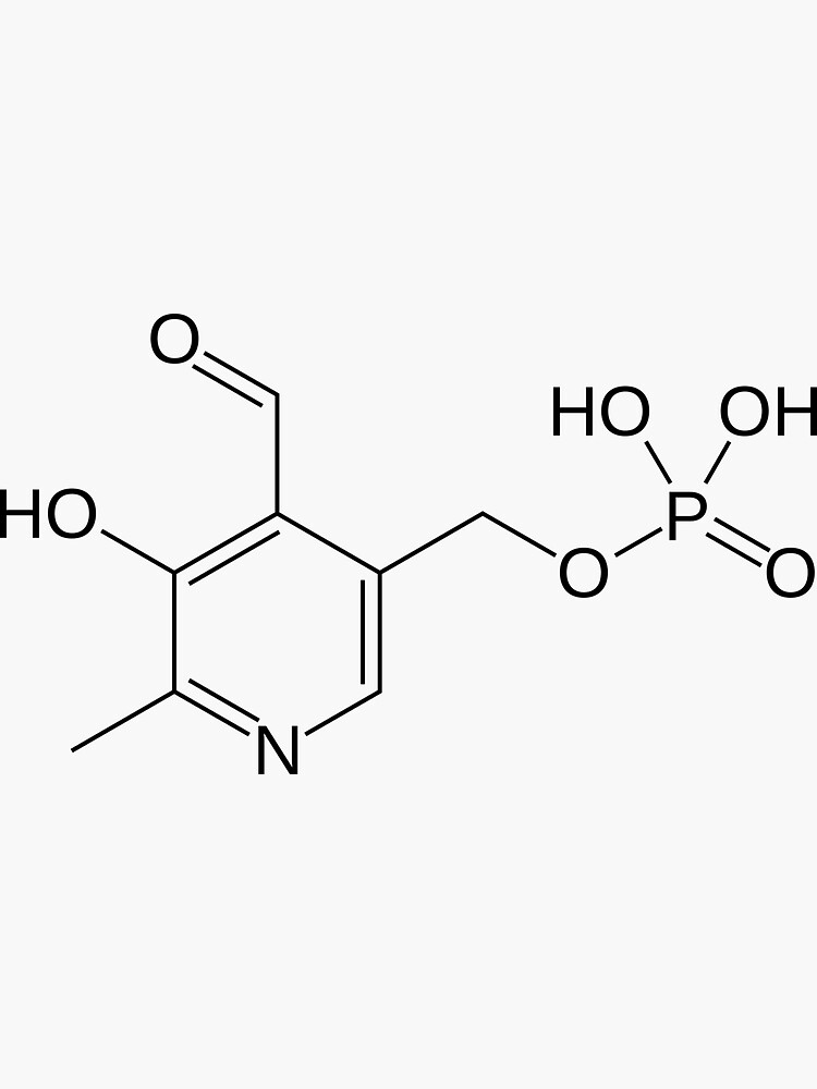 "Pyridoxal phosphate" Sticker for Sale by dchug | Redbubble