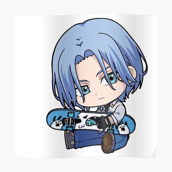 Póster «NIEVE Sentado Chibi - SK8 the INFINITY - Langa Hasegawa» de ...
