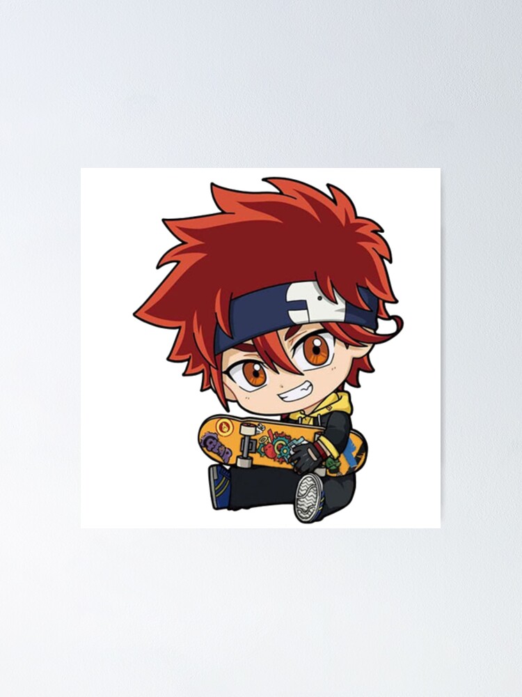 "REKI Sitting Chibi - SK8 the INFINITY" Poster by Anime-Express | Redbubble