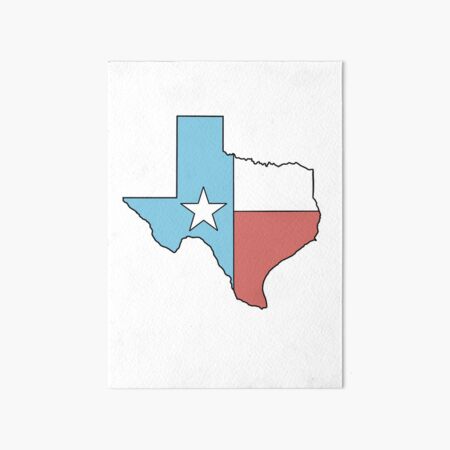 "Texas state design " Art Board Print by cambrieadams | Redbubble