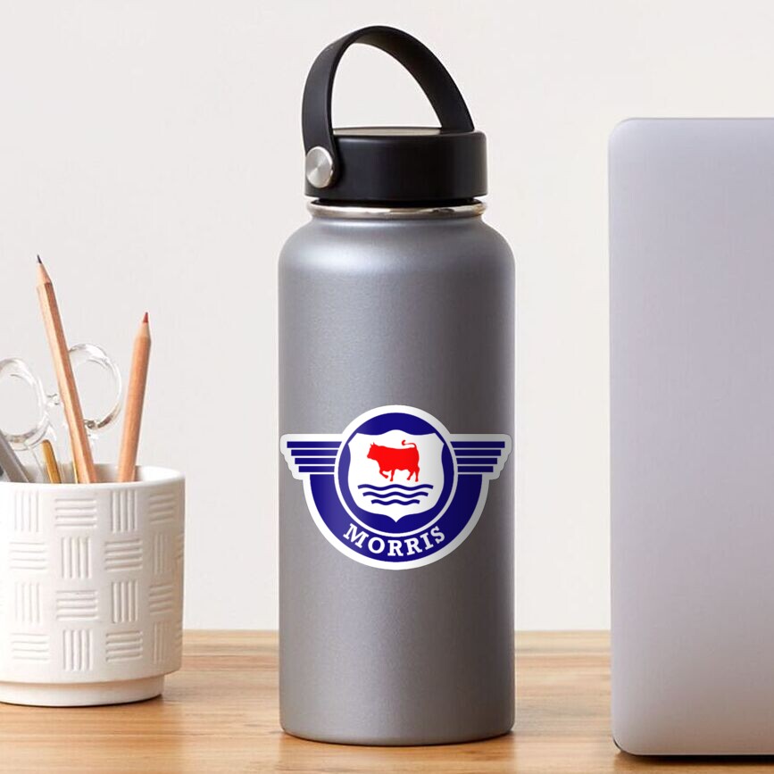 "The Mighty Morris Cars Logo" Sticker for Sale by JustBritish | Redbubble