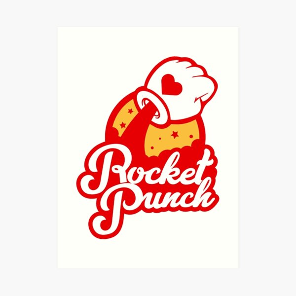 "RED Rocket Punch LOGO" Art Print for Sale by PepGuardi | Redbubble