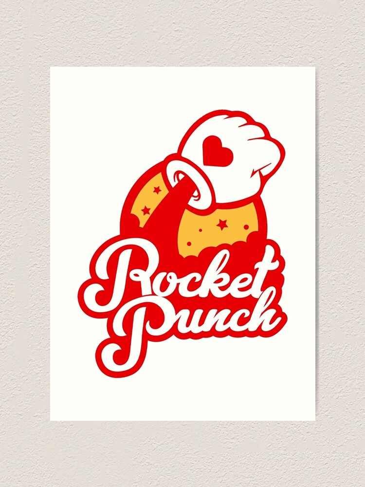 "RED Rocket Punch LOGO" Art Print for Sale by PepGuardi | Redbubble