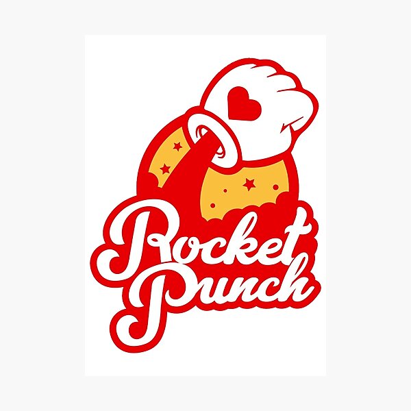 "RED Rocket Punch LOGO" Photographic Print for Sale by PepGuardi ...