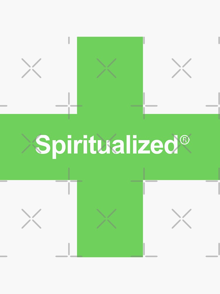 "Spiritualized // green fanart" Sticker for Sale by Arvillaino | Redbubble