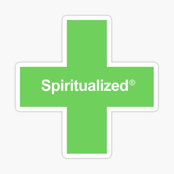 "Spiritualized // green fanart" Sticker for Sale by Arvillaino | Redbubble