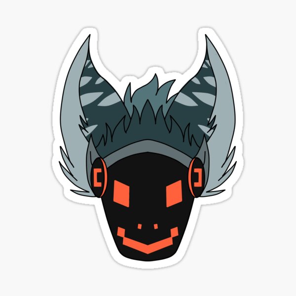 "gigabyte the protogen " Sticker for Sale by ARCHER190 | Redbubble
