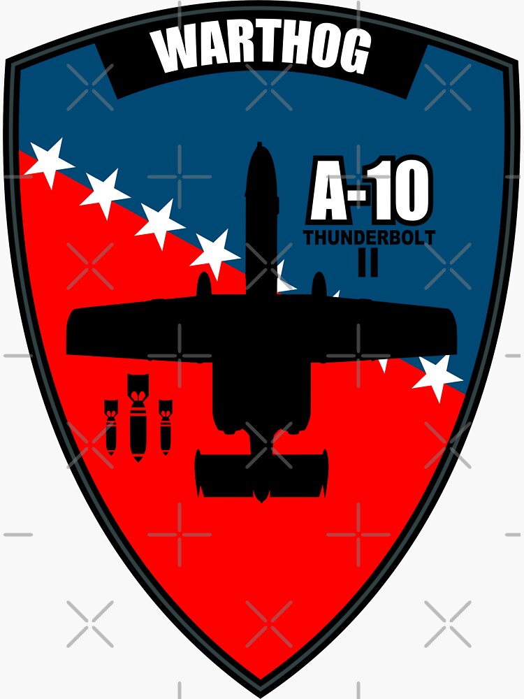 "A-10 Warthog" Sticker by FireMission45 | Redbubble