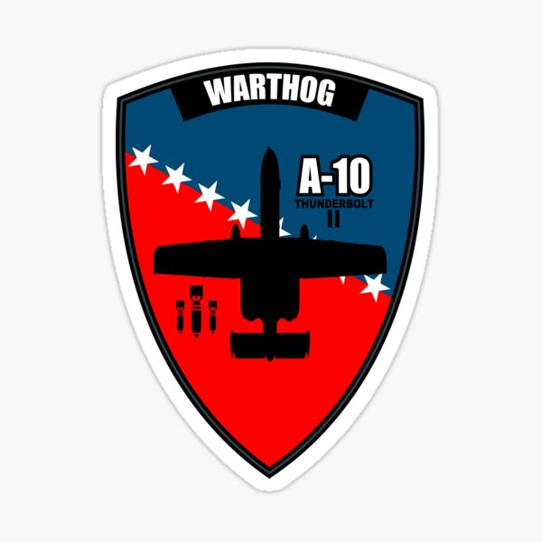 "A-10 Warthog" Sticker by FireMission45 | Redbubble