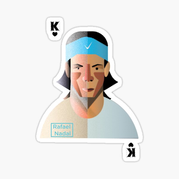 "Rafael Nadal portrait t-shirt | Rafael Nadal poster | Rafael Nadal ...