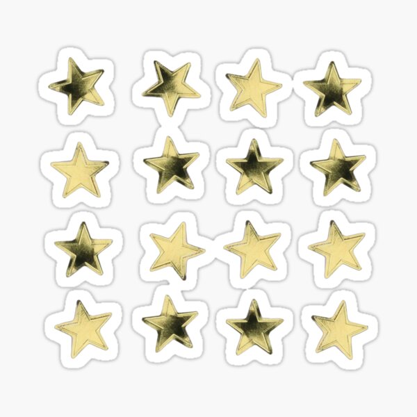 "Gold Star Pack" Sticker for Sale by broadwayraccoon | Redbubble