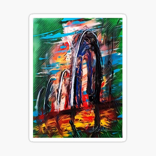 "Portals" Sticker by artbyRJWilliams | Redbubble