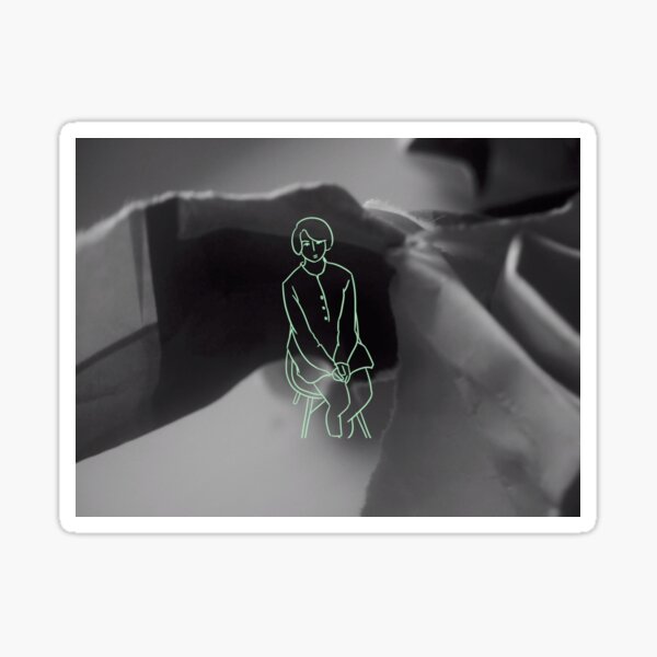 "Waiting" Sticker for Sale by cinnamonbearson | Redbubble