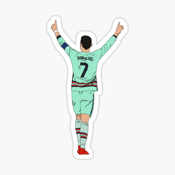 "Cristiano Ronaldo 7 Portugal " Sticker for Sale by Hevding | Redbubble