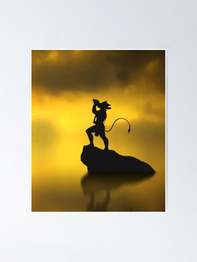 "HANUMAN SHADOW" Poster for Sale by banothsonu | Redbubble