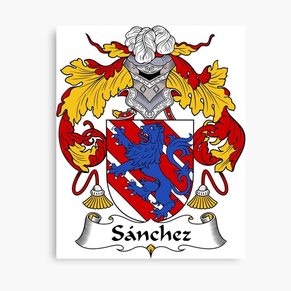 "Sanchez Coat of Arms/Family Crest" Canvas Print by carpediem6655 ...