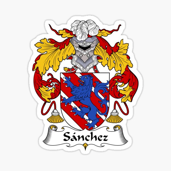 "Sanchez Coat of Arms/Family Crest" Sticker for Sale by carpediem6655 ...