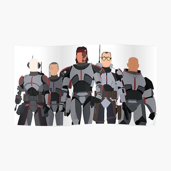 Star Wars Bad Batch Wall Art | Redbubble