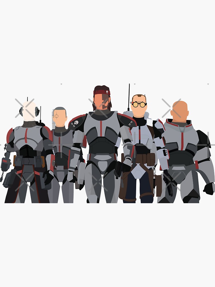 "The Bad Batch" Sticker for Sale by OrakArt | Redbubble