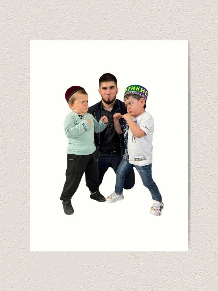 "Hasbulla Magomedov vs Abdu Rozik" Art Print by BlackEagleTee | Redbubble