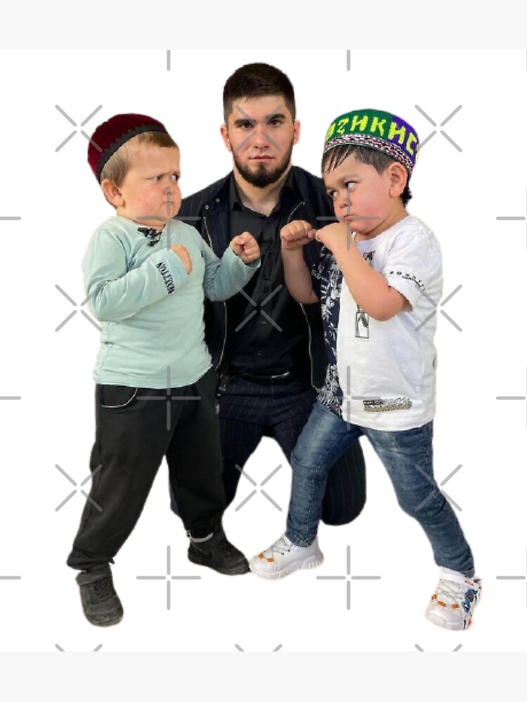 "Hasbulla Magomedov vs Abdu Rozik" Art Print by BlackEagleTee | Redbubble