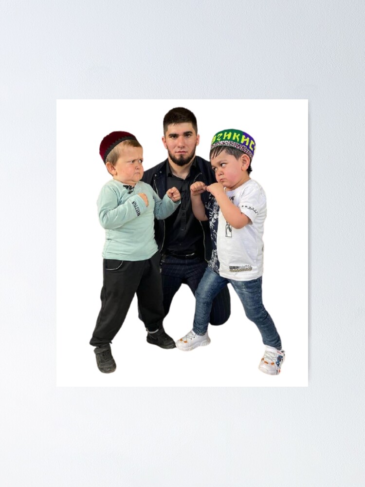 "Hasbulla Magomedov vs Abdu Rozik" Poster by BlackEagleTee | Redbubble