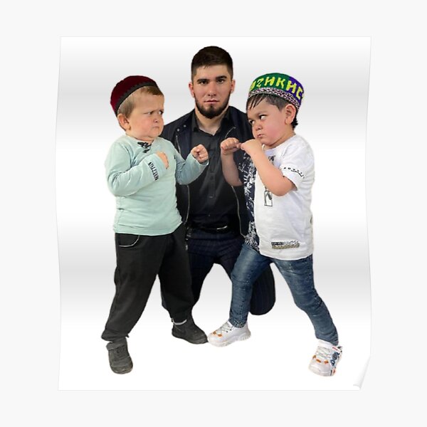 "Hasbulla Magomedov vs Abdu Rozik" Poster by BlackEagleTee | Redbubble