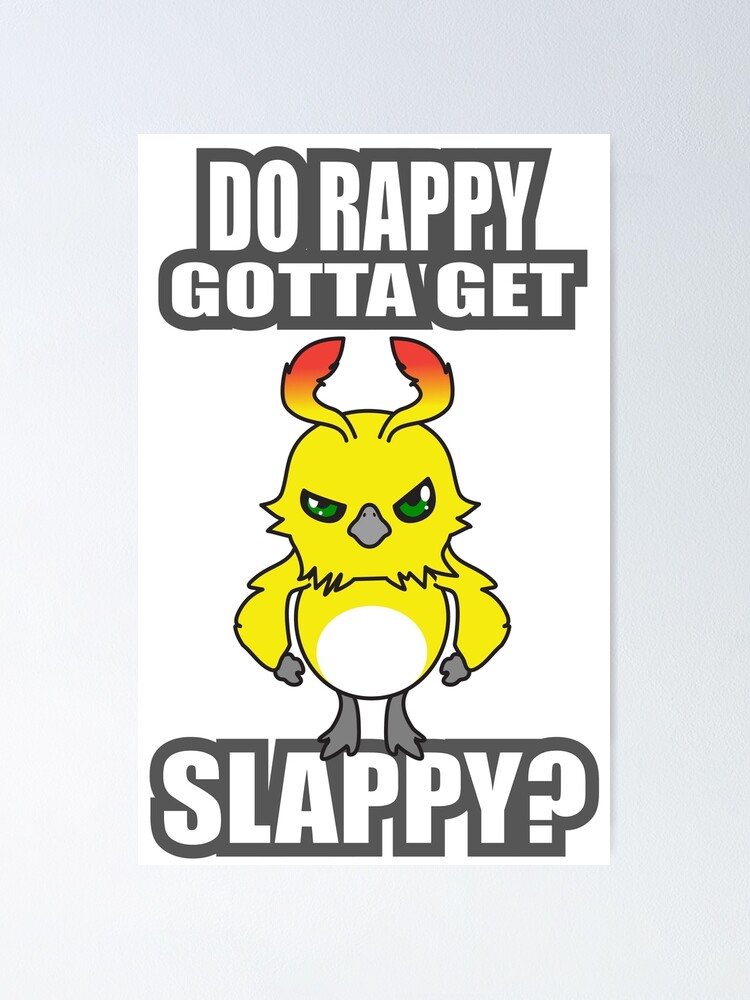 "Phantasy Star Online 2 - Do Rappy Gotta Get Slappy?" Poster by ...