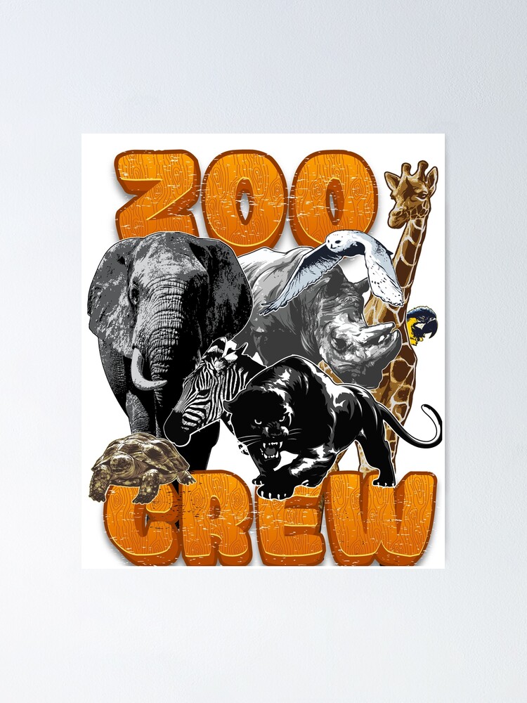 "Zoo crew - Zookeeper - Zoo animals" Poster for Sale by Avery-Navy ...