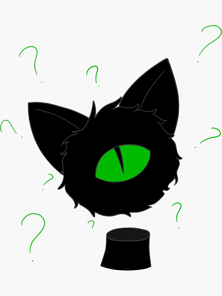 "Confused Ocelus" Sticker for Sale by Harleenwalker | Redbubble