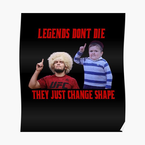 "Hasbulla Magomedov " Poster by BlackEagleTee | Redbubble