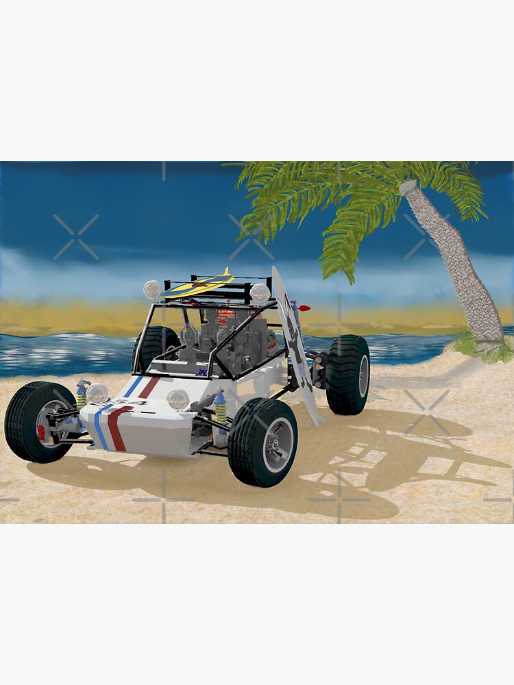 "Beach Buggy (Racer 54)" Sticker for Sale by Gmoonforest2020 | Redbubble