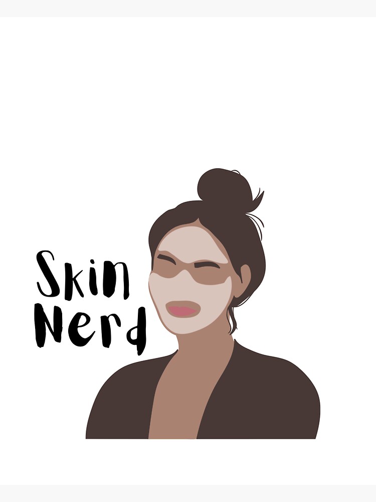 "Skin Nerd" Sticker for Sale by Thebigcart | Redbubble