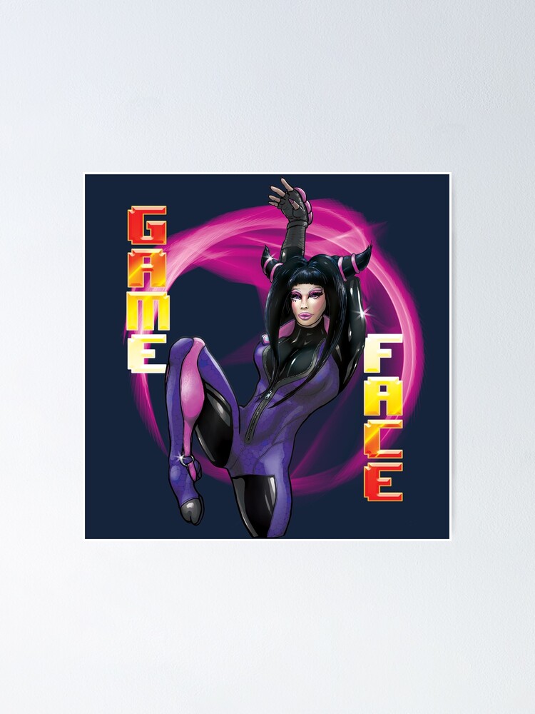 "Game Face: Han Juri" Poster for Sale by monkeybearwear | Redbubble