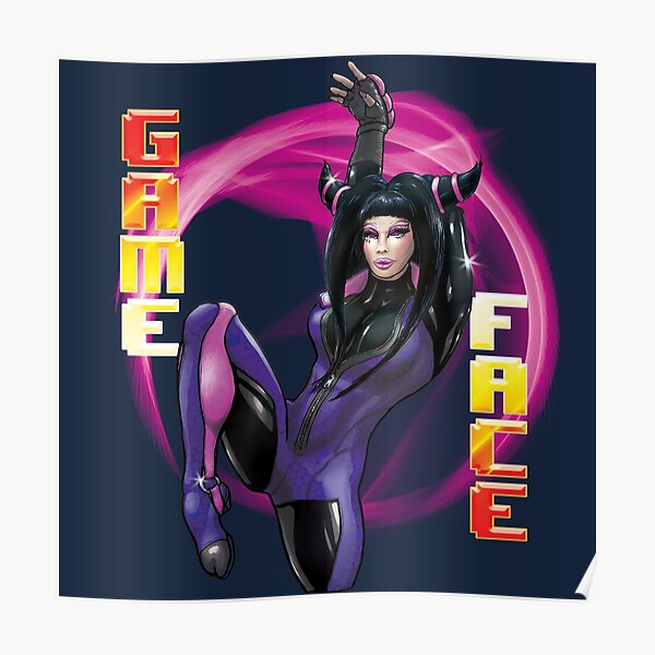 "Game Face: Han Juri" Poster for Sale by monkeybearwear | Redbubble