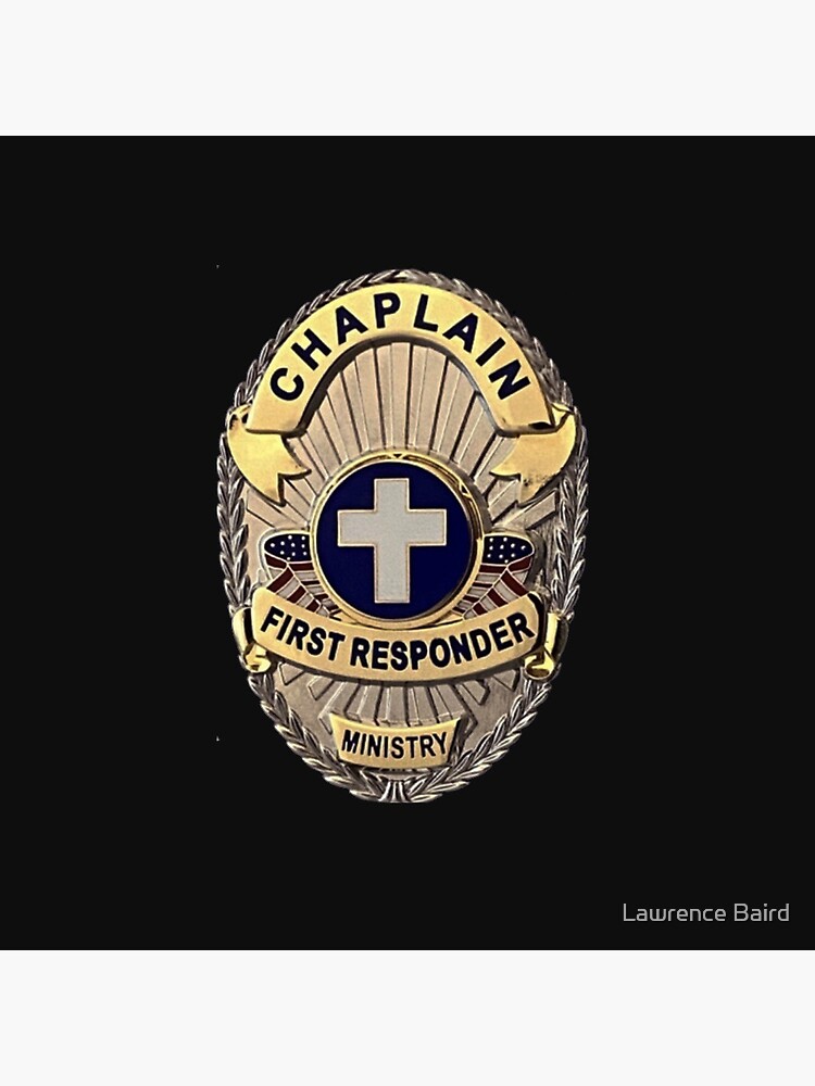 Firsr Responder Chaplain Pin Button sold by Christopher Fernandes | SKU ...