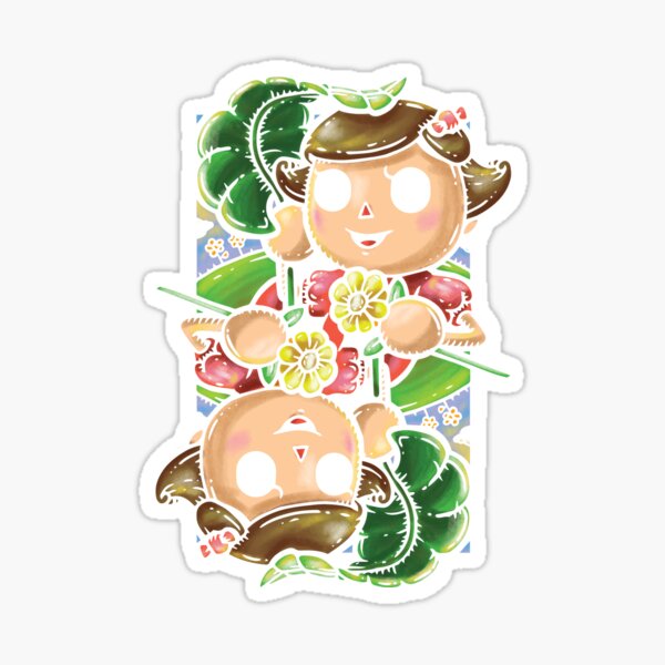 "Girl Villager" Sticker for Sale by teevstee | Redbubble