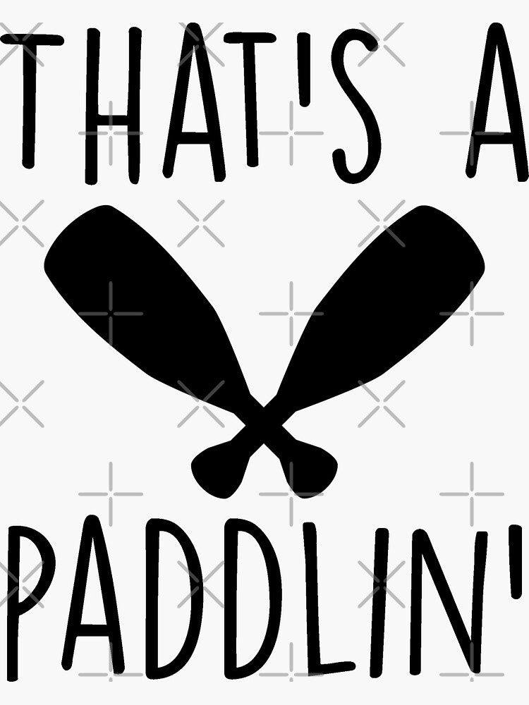 "That's a Paddlin' – Jasper Beardley" Sticker for Sale by fandemonium ...