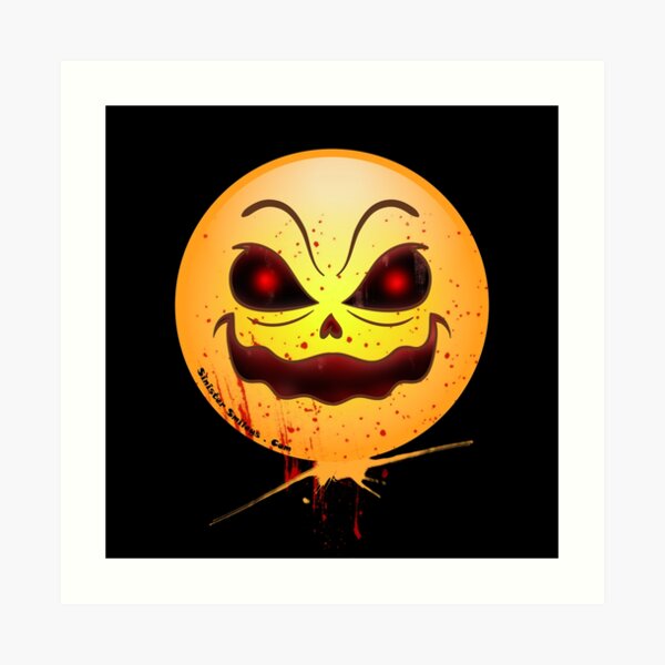 "Ghoulish Smiling Acid Face" Art Print for Sale by SinisterSmileys ...