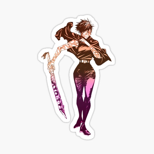 "Maki Zenin Pride" Sticker by meghan-cr | Redbubble