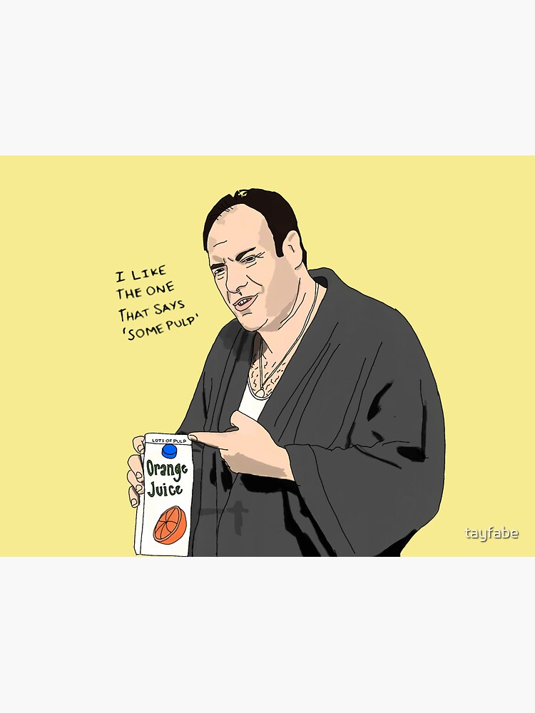 "Some Pulp" Sticker for Sale by tayfabe | Redbubble
